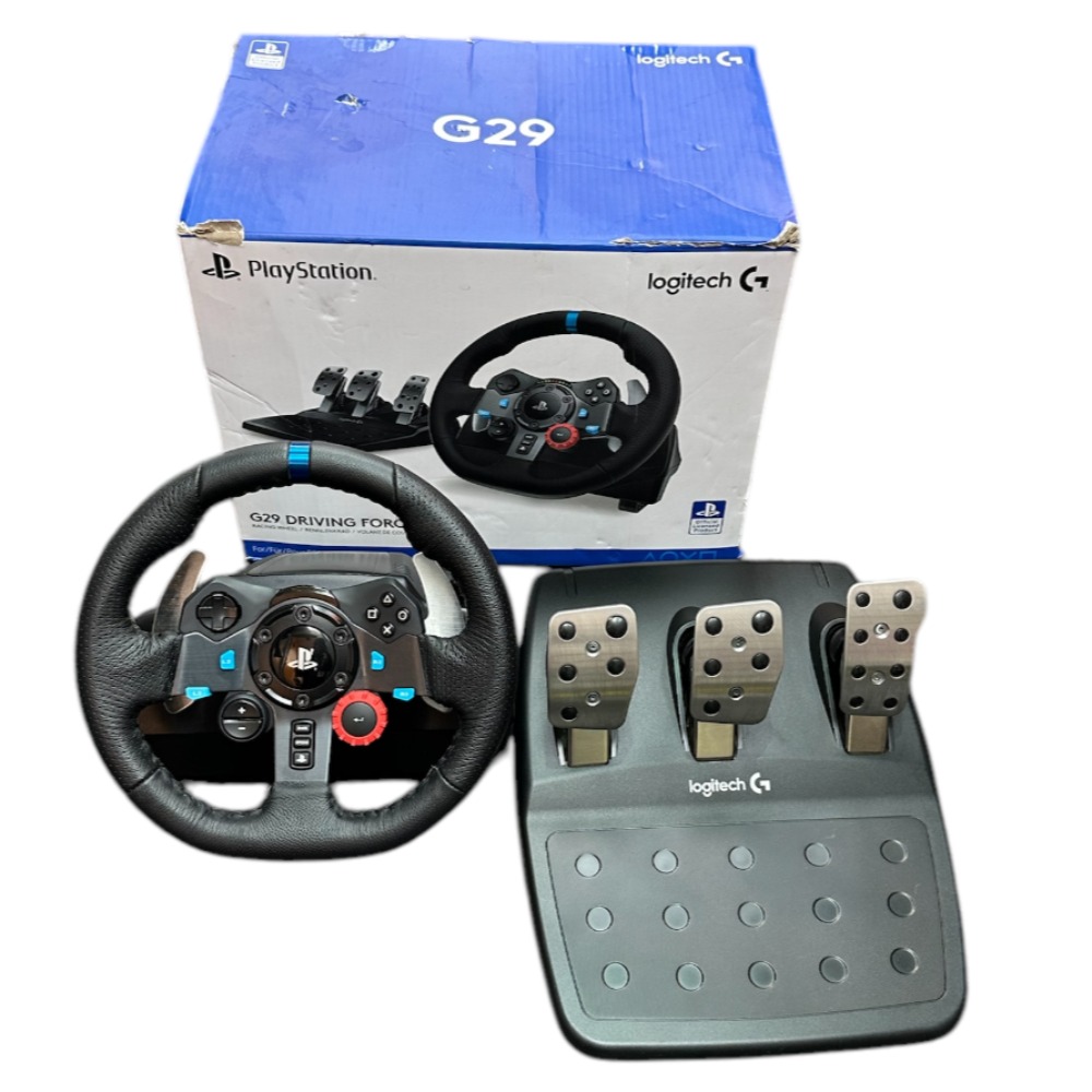 Used Logitech G29 Steering Wheel & Pedal - Own4Less